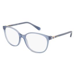 Swarovski SK2002 Brille Damen | Fassung: Vollrand, Quadratisch, Blau Transparent
