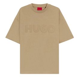 Hugo - "Dinkee" T-Shirt f&uuml;r Herren, &Uuml;bergro&szlig; (Beige)