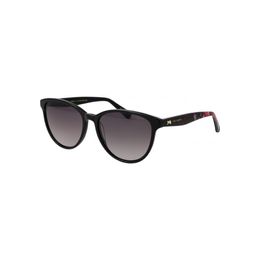 Ted Baker TB1763 Flori 001 gl&auml;nzend schwarz grau Verlauf Sonnenbrille