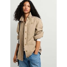 Pepe Jeans Damen Wintermantel "winter coat KORA", beige, Gr. XS, 100% Baumwolle, M&auml;ntel