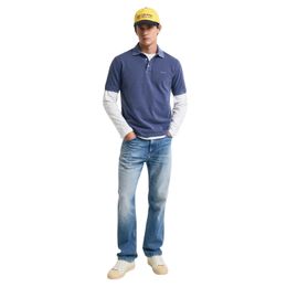 Gant - Poloshirt f&uuml;r Herren, Sonne Verblasst, Piqu&eacute; (Marine)