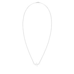 Elli Kette 'Herzschlag' Damen Gr&ouml;&szlig;e 45 silber