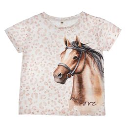 BONDI Halbarm T-Shirt Leo-Allover Damen 152
