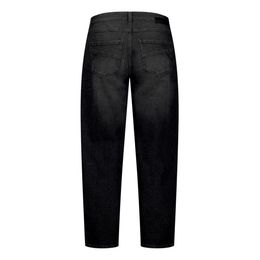 BETTY & CO BETTY & CO Damen Loose-fit-Jeans "Damen mit Waschung"schwarz denim, Gr. 46, Obermaterial: 99% Baumwolle, 1% Elasthan, Jeans