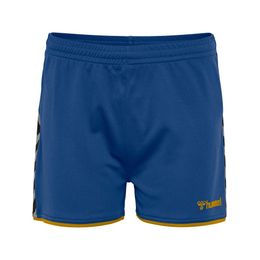 Hummel Shorts Damen Gr&ouml;&szlig;e M royalblau / senf / grau / schwarz
