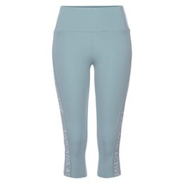 Lascana Active Sporthose Damen Gr&ouml;&szlig;e M hellgrau / wei&szlig;