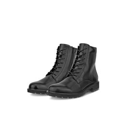 Ecco Damen Schn&uuml;rstiefelette "METROPOLE VIENNA", Gr. 36, schwarz, Leder, Schuhe, Schn&uuml;rboots, Klassik-Stiefelette mit Dual-Fit-Innensohle