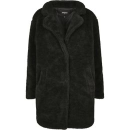 Urban Classics Damen Cabanjacke "Urban Classics Ladies Oversized Sherpa Coat", schwarz, Gr. M, unifarben, 100% Polyester, Jacken