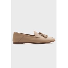 Mona Weich Leder Quaste Loafer Damen