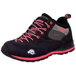 GUGGEN Mountain Damen Wandern Trekkingschuhe Schwarz