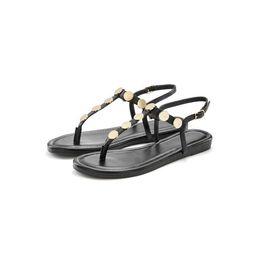 VIVANCE BY LASCANA Sandale 'Sommerschuh, offener Schuh, Sandalette,' schwarz Gr. 42 f&uuml;r Damen. Mit Schmuckelemente