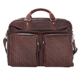 Bugatti Aktentasche 'Woven' Damen Gr&ouml;&szlig;e One Size dunkelbraun