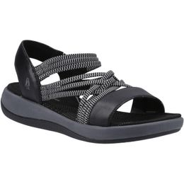 Hush Puppies Susanna Leder Damen Schwarz Sandalen
