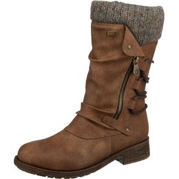 Remonte Stiefel Damen Gr&ouml;&szlig;e 45 karamell / braunmeliert