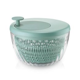 Guzzini Salatschleuder Spin\u0026Store, Olivgr&uuml;n, 5 L, Made in Italy, DIN EN ISO 14001, ISO 9001, BPA-frei, lebensmittelecht, Kochen, K&uuml;chenhelfer, Salatschleuder