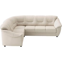 Sit & More Ecksofa SIT & MORE, B:262cm H:90cm T:212cmcreme, Wohnzimmer, Sofas, "Savona L-Form, B. 262cm, klassisches Design, Federkern, Komfort Sitz", option.