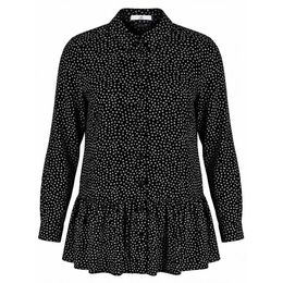 Emilia Lay - Long-Bluse, schwarz, Gr. 54 / XXL