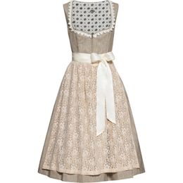 Almsach Leinendirndl Beige (Gr&ouml;&szlig;e: 36)