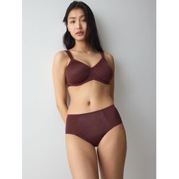 Triumph Damen Slip "Essential Minimizer T Hipster X", Gr. 48velvet chocolate, Microtouch, Obermaterial: 78% Polyamid, 22% Elasthan, Unterhosen,