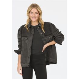 ENDURANCE ATHLECIA ATHLECIA Damen Jeansjacke "Monser"schwarz, Gr. 44, unifarben, 100% Baumwolle, Jacken, mit tollen Design
