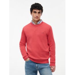 Tommy Jeans Herren Strickpullover "TJM SLIM FIT LIGHT SWEATER"anthem rot, Gr. XXL, Strick, Obermaterial: 100% Baumwolle, Pullover, Slim fit mit