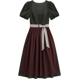 FELICITAS Langes Dirndl Dania Oliv (Gr&ouml;&szlig;e: 46)