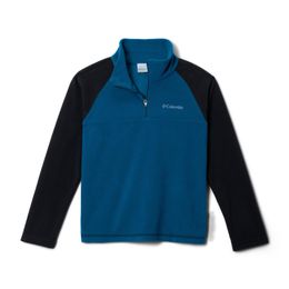 Columbia Kinder Fleecepullover "Glacial Half Zip"phoenix blau, schwarz, Gr. XS, Fleece, Obermaterial: 100% Polyester, Sweatshirts, mit