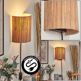 hofstein Viadores Wandleuchte Schwarz, 1-flammig