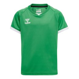 Hummel Funktionsshirt 'Core' Jungen Gr&ouml;&szlig;e 116 grasgr&uuml;n / wei&szlig;