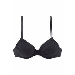 Buffalo B&uuml;gel-Bikini-Top 'Happy' schwarz Gr. 38 Cup B. Mit B&uuml;gel