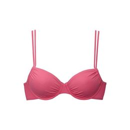 Buffalo B&uuml;gel-Bikini-Top 'Happy' pink Gr. 36 Cup E. Mit B&uuml;gel