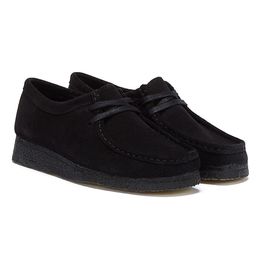 Clarks Originals Wallabee Suede Damen Schuhe - (Schwarz)