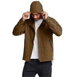 Under Armour - "Unstoppable" Trainingsjacke f&uuml;r Herren, mit Kapuze (Braun)