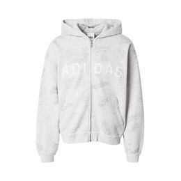 adidas originals Sweatshirt 'AOA' Herren Gr&ouml;&szlig;e S dunkelgrau / graumeliert / offwhite