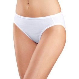 PETITE FLEUR BY LASCANA Bikinislip wei&szlig; Gr. 38. Mit Ziern&auml;hte. K&ouml;rpernah. Nachhaltig.