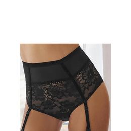 PETITE FLEUR GOLD BY LASCANA High-Waist-Slip 'Seduction' schwarz Gr. 44/46 f&uuml;r Damen. K&ouml;rpernah