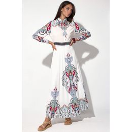 Gemustertes Langw&auml;hrendes Maxikleid