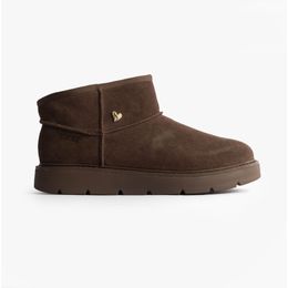 Skechers 167848/choc Keepsakes Cozy - Cozy Mini Damenstiefel Schokolade