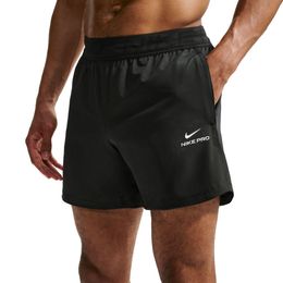 Nike Pro Training Mid Thigh Length Short Bekleidung Herren schwarz xxl
