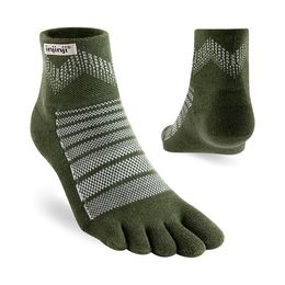 injinji Outdoor Midweight Mini-Crew Wool Bekleidung Unisex gr&uuml;n S