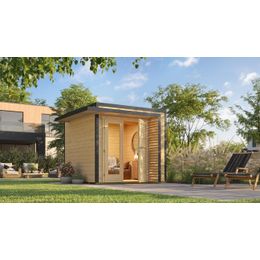 Gartenhaus Weka, braun, Massivholz, Gartenh&auml;user, "Amberley", verschiedene Farben