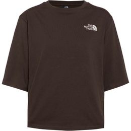 The North Face Hike Picnic Boxy T-Shirt Damen - Gr&ouml;&szlig;e XS - braun