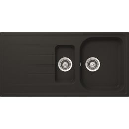 Rocasa Einbausp&uuml;le 'Estia 150' schwarz 1000 x 500 mm