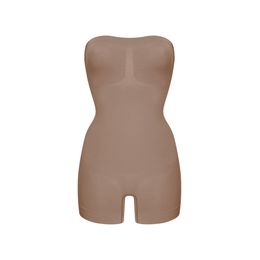 cfab Shaping Bodysuit 'Tr&auml;gerloser Bodysuit Sculpting Shapewear mit Shorts' female size XXXL Caramel
