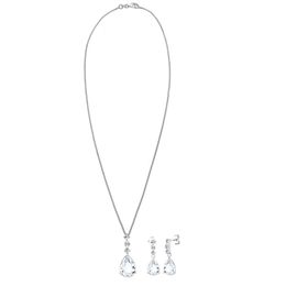 Elli Premium Jewelry Set female size One size Silver / Transparent