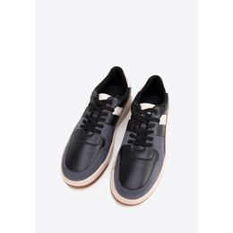 Wittchen Herren-Sneaker aus schwarzem und grauem &Ouml;ko-Leder