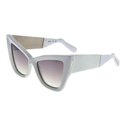 Gcds Cateye-Sonnenbrille Wei&szlig;