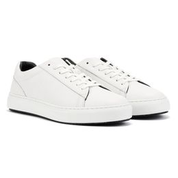 Ben Sherman Ace Cupsole Leder Herren Wei&szlig;e Sneakers
