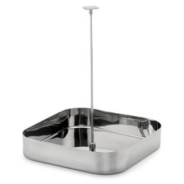 Italienisches Pendeltablett Edelstahl