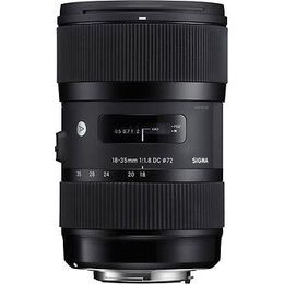 Sigma A 18-35 mm F1.8 DC HSM 72 mm Filtergewinde (Nikon F Anschluss) schwarz